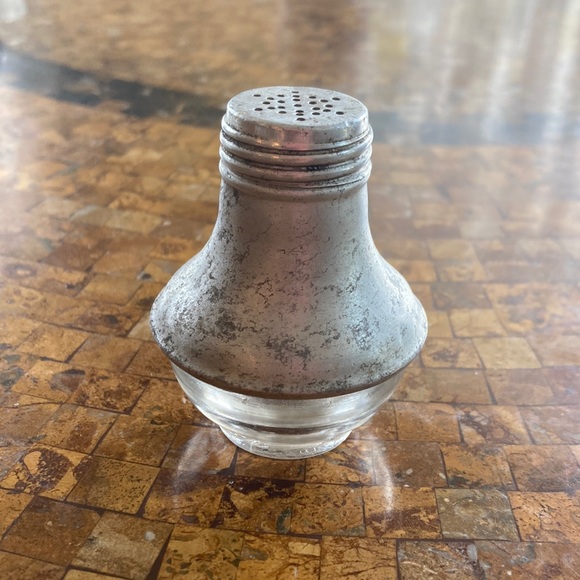 Accents | 32 Vintage Aluminum And Glass Salt Shaker | Poshmark